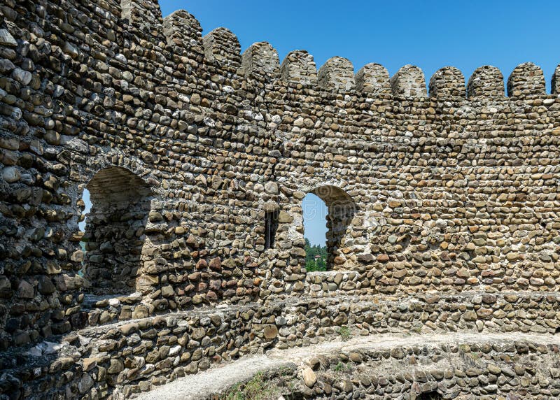 Ancient Window, Stone Building, View through the Window Stock Image ...