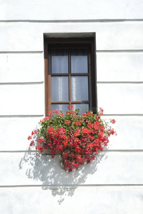 Red Window Beauty stock photo. Image of building, home - 459670