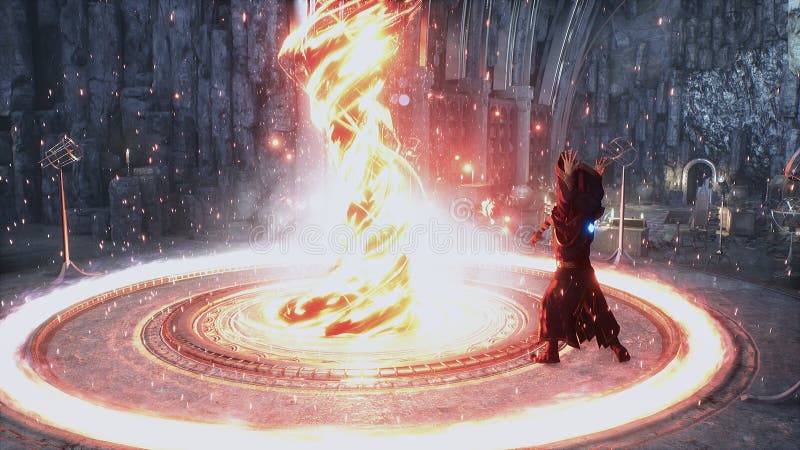 The Ancient Wizard is Training To Create New Spells for Combat Magic ...