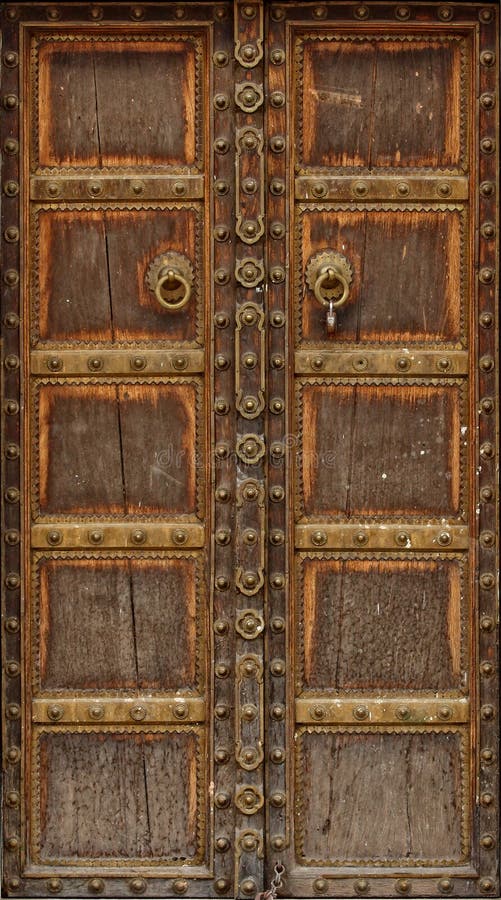 Ancient wood door stock photo. Image of door, doorway - 10846414