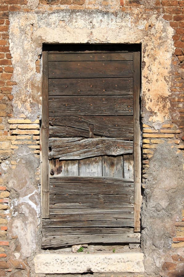 Ancient wooden door stock photo. Image of historic, church - 27909552