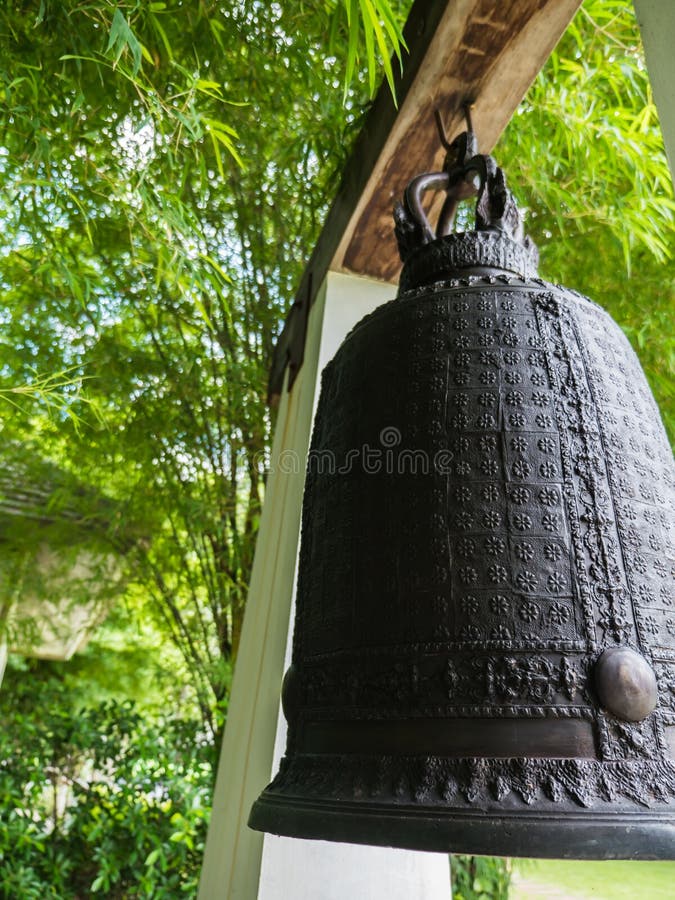 Ancient zen bell stock photo. Image of traditional, material - 137274254