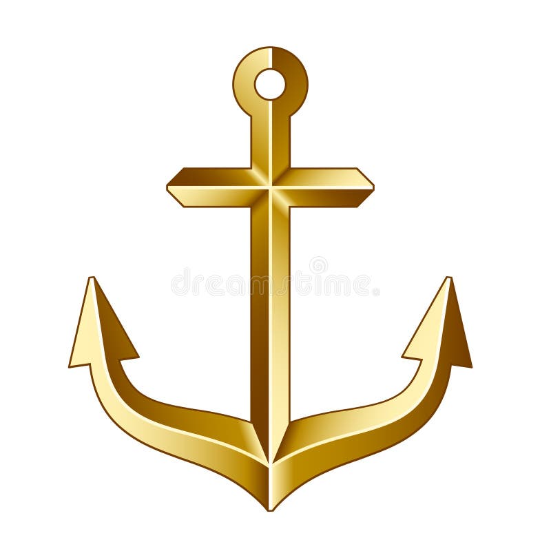 Vector De La Plantilla Del Ancla Ilustración del Vector - Ilustración ...