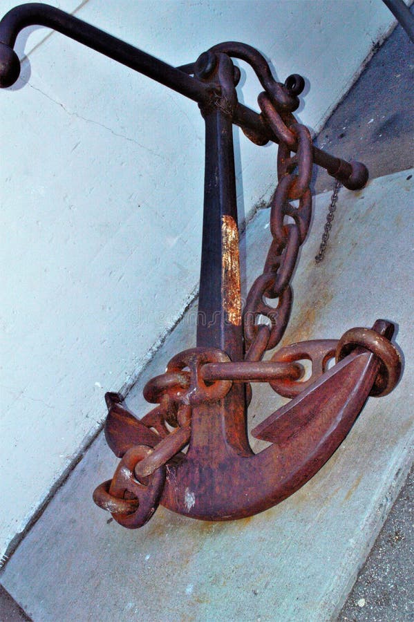 Ancla del barco foto de archivo. Imagen de barco, asegurar - 130383110