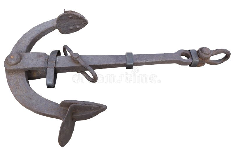 Ancla naval imagen de archivo. Imagen de blanco, parte - 11197897