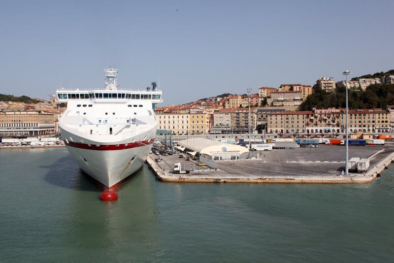 Ancona port in Italy editorial image. Image of seacoast - 26157570