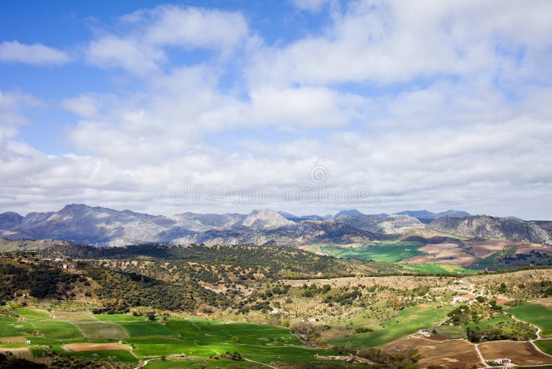 Andalusia Countryside in Spain Stock Image - Image of landscape ...