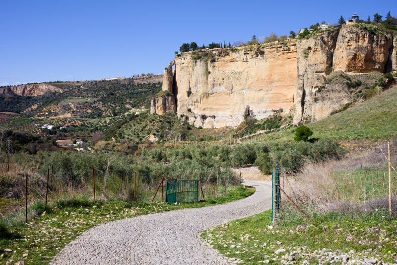 Andalusia Countryside in Spain Stock Image - Image of landscape ...
