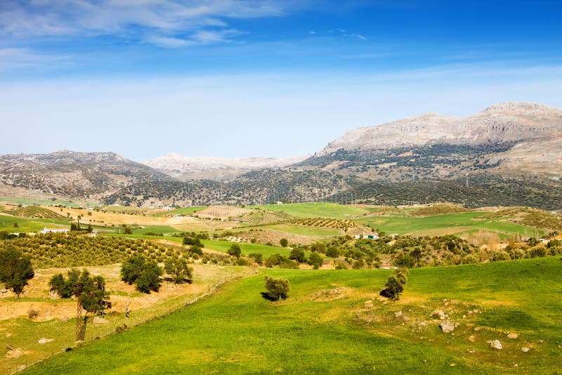 Andalusia Landscape In Spain Stock Image - Image: 25910135