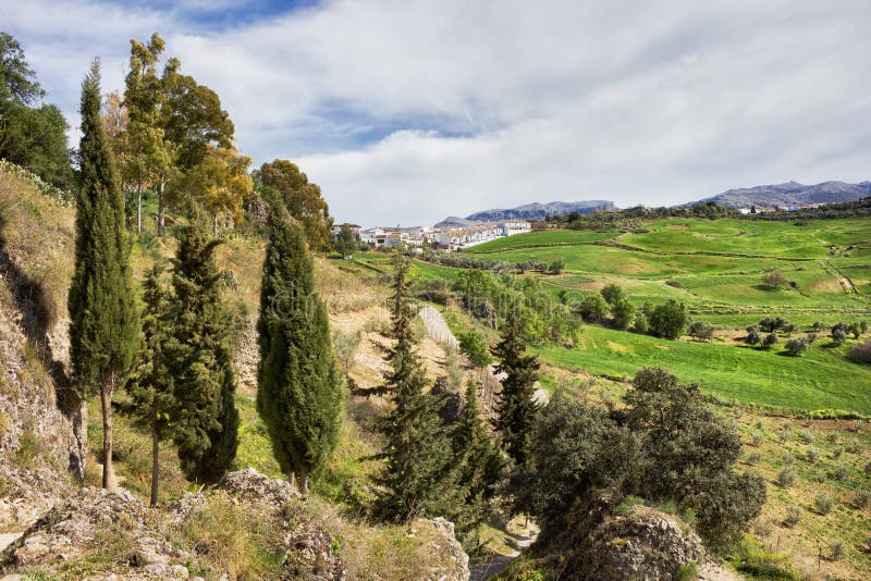 Andalusia Countryside in Spain Stock Image - Image of landscape ...