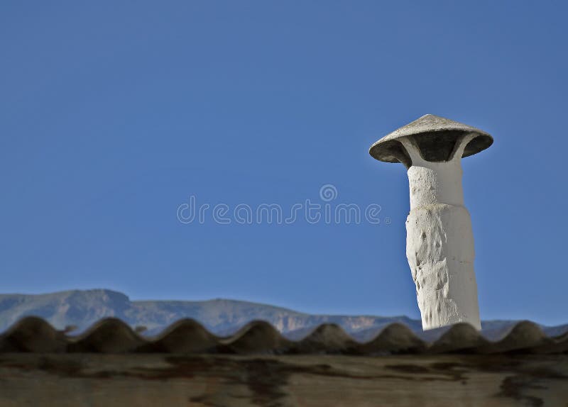 Andalusian chimney stock image. Image of chimney, ancient - 23813451