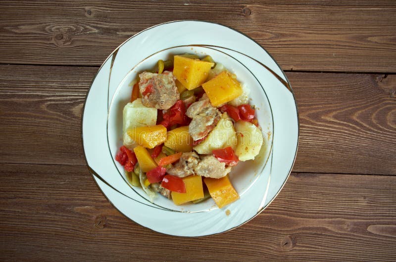 Andalusian Gypsy Stew stock photo. Image of herbs, fresh - 46665644