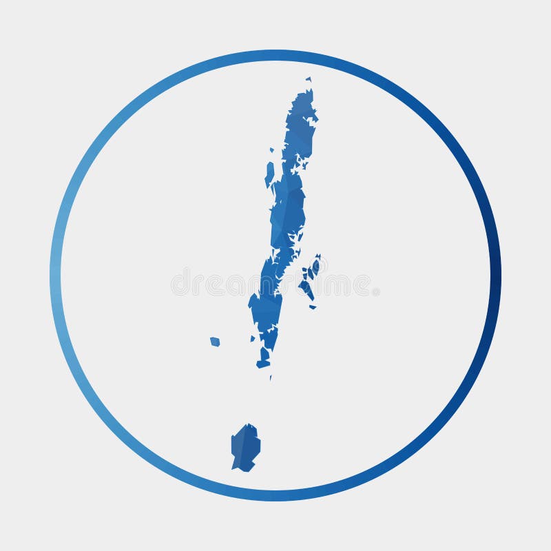 Andaman Islands icon. stock vector. Illustration of andaman - 194846277