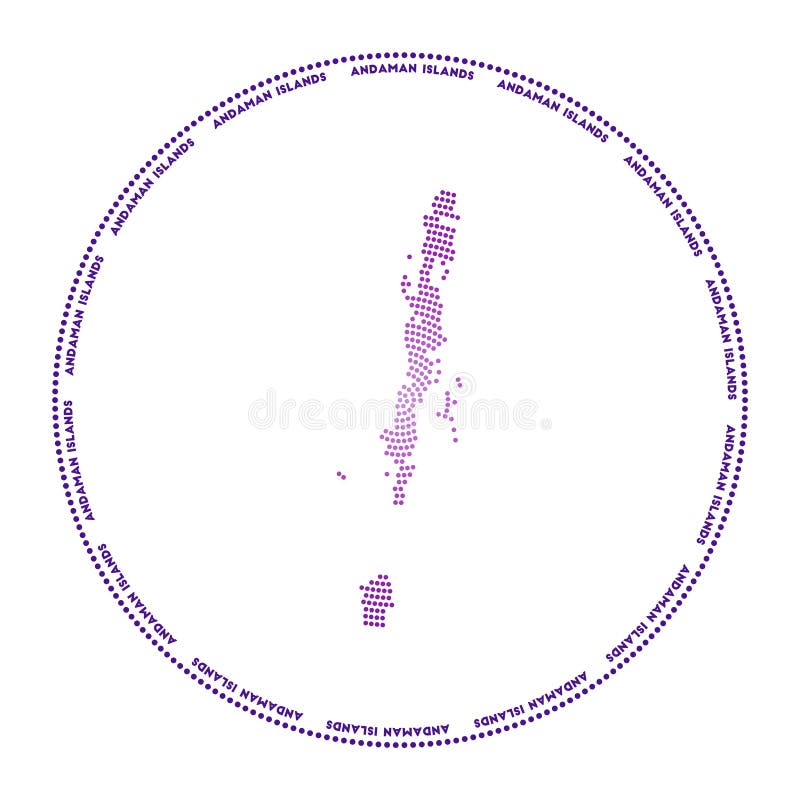 Andaman Islands Round Logo. Stock Vector - Illustration of andaman ...