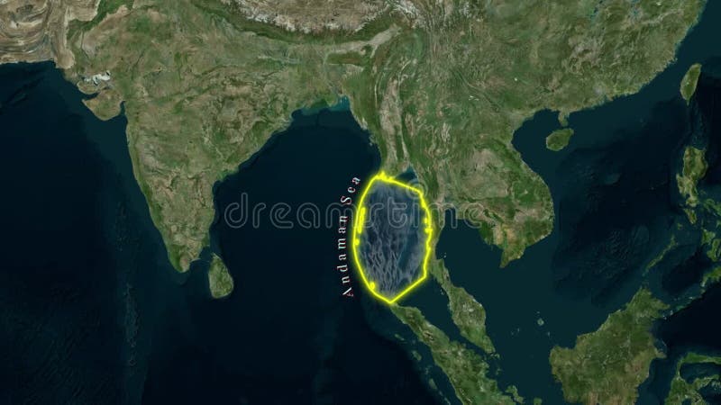 Andaman Sea Map