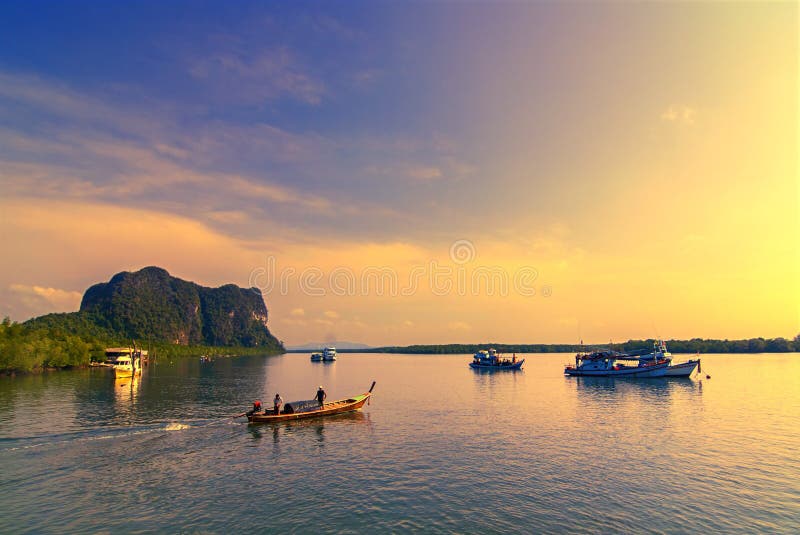 Andaman Sea stock image. Image of yacht, relax, light - 44152153