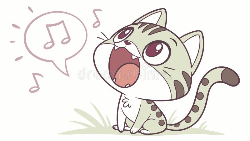 Andean Cat Joyless Knocks Garden Fruits Vector Stock Vector ...