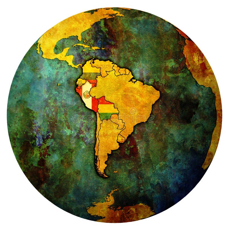 Andean Community CAN Flag Waving Vector Illustration on White ...