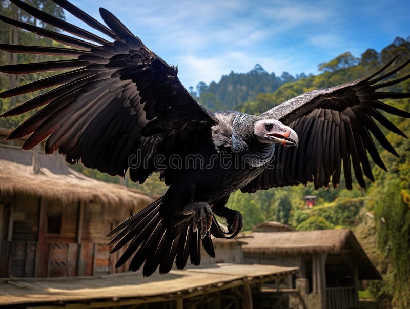 Ai Generated Illustration Wildlife Concept of Andean Condor Stock ...