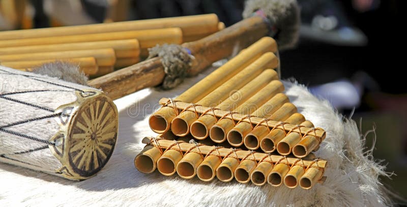 The Andean instruments stock photo. Image of flute, music - 2406734