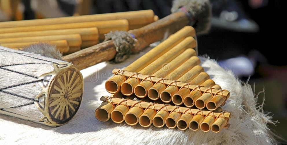 The Andean instruments stock photo. Image of flute, music - 2406734