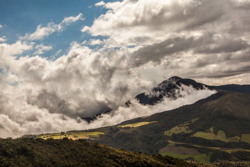 Andean landscape stock photo. Image of south, water - 128025746