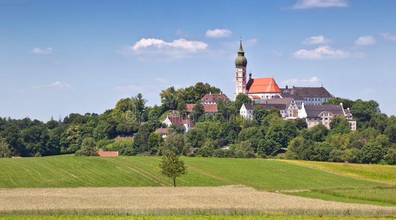 Andechs stock photo. Image of bayerisch, excursion, landmark - 15855198