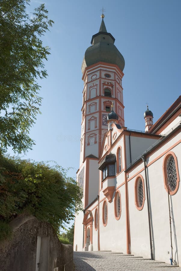 Andechs Monastery in Bavaria Stock Photo - Image of facade, landmark ...