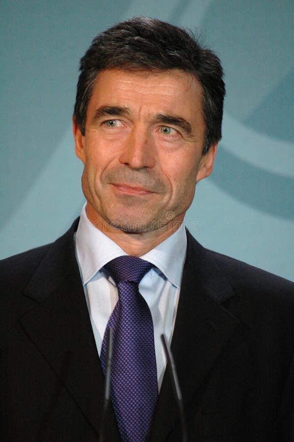 Anders Fogh Rasmussen redaktionelles stockfotografie. Bild von anders ...