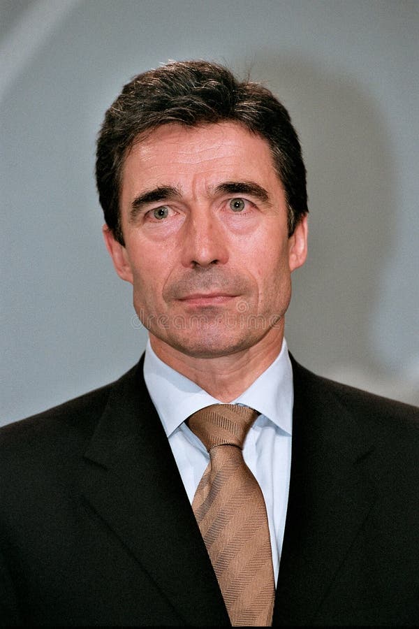 Anders Fogh Rasmussen fotografía editorial. Imagen de ministerio - 39544137