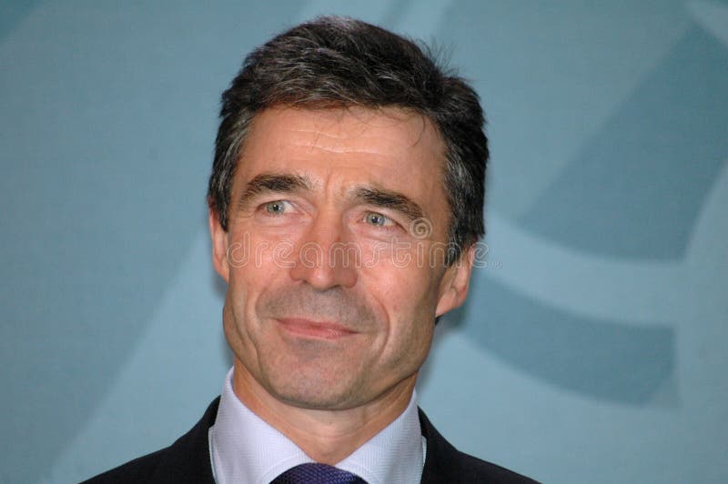 Anders Fogh Rasmussen editorial photography. Image of chanclery - 8836087