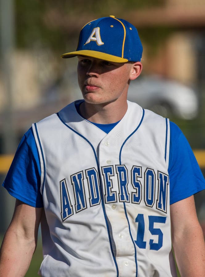 Anderson Baseball Player fotografia stock editoriale. Immagine di ...