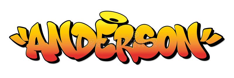 Anderson Name Stock Illustrations – 8 Anderson Name Stock Illustrations ...