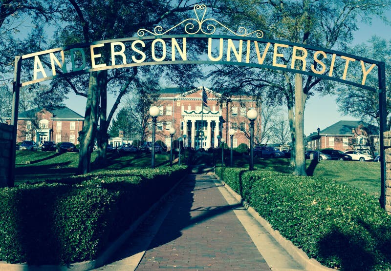 Merritt Administration Building, Anderson University Redaktionelles ...
