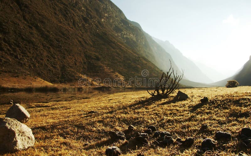 Andes landscape stock image. Image of rural, park, cordillera - 1376891
