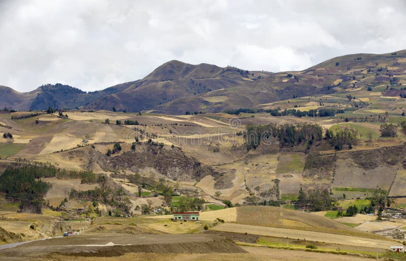 Andes in Ecuador stock photo. Image of farming, south - 75346342