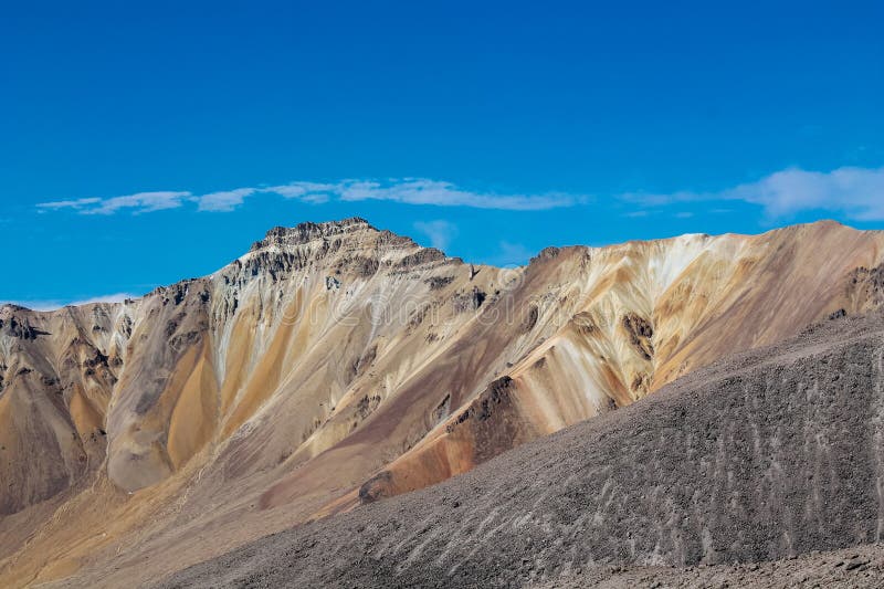 Andes Mountains of South America in Peru Stock Image - Image of tourism ...