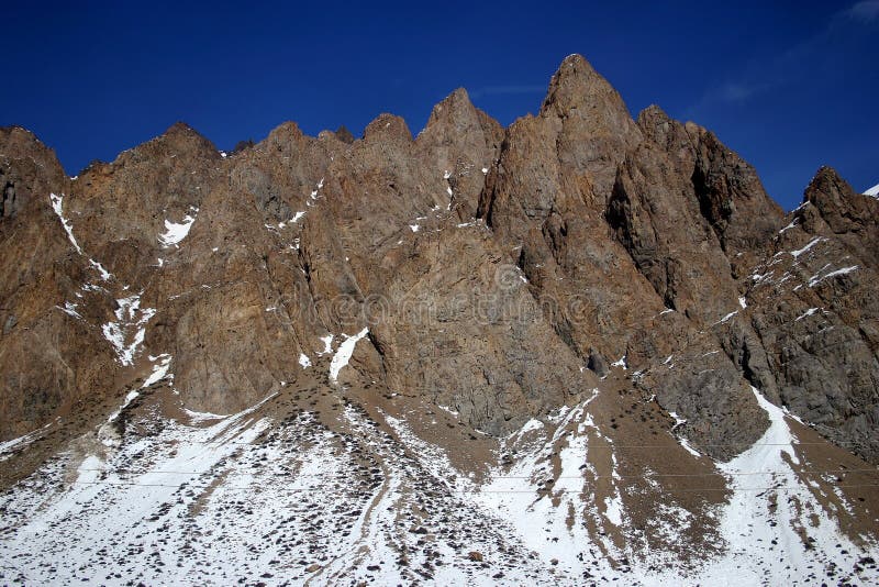 Andes Peaks stock photo. Image of high, peaks, mountain - 475712