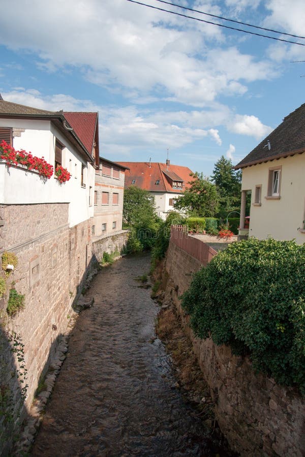 Andlau village in Alsace stock photo. Image of village - 27144722
