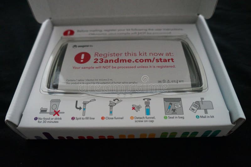 23andme kit editorial stock image. Image of diagnosis - 157593099