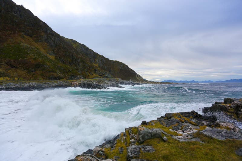 Andoya Island in Northern Norway, Autumn, Fall Stock Photo - Image of ...