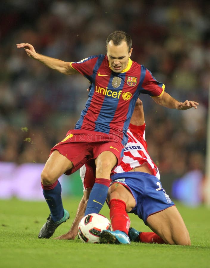 Andres Iniesta FC Barcelona Editorial Image - Image of champion ...