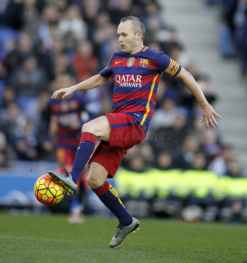 Andres Iniesta De FC Barcelona Foto editorial - Imagen de deporte ...