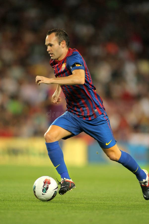 Andres Iniesta FC Barcelona Editorial Photography - Image of barcelona ...