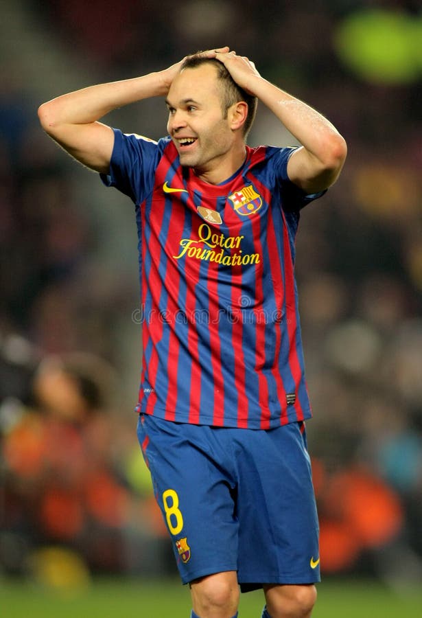 Andres Iniesta FC Barcelona Editorial Photography - Image of barcelona ...