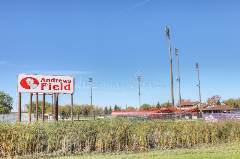 Andrews Field in Brandon, Manitoba Editorial Stock Image - Image of ...