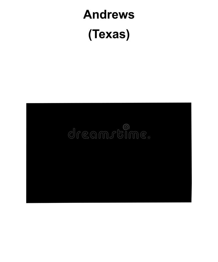 Andrews outline map stock illustration. Illustration of shape - 361790361