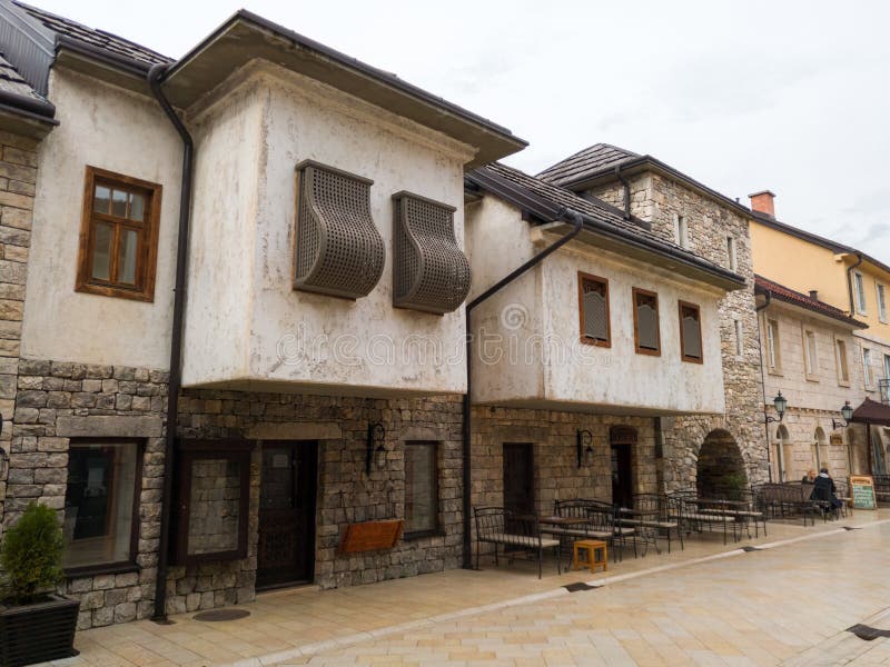 Andricgrad Oder Kamengrad Ein Ethno-Dorf in Viscaron Egrad ...