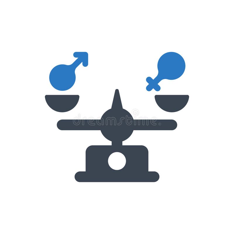 Androgen balance icon stock vector. Illustration of scale - 254772106