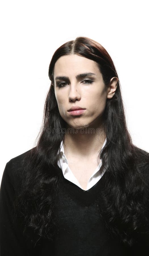Androgynous man stock image. Image of androgynous, kind - 9298753